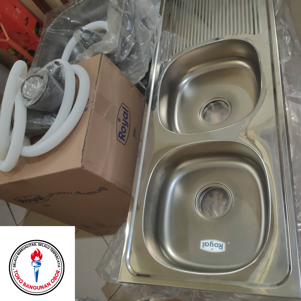 Jual Wastafel Stainless Cuci Piring Kitchen Sink Royal Premium Limited ...