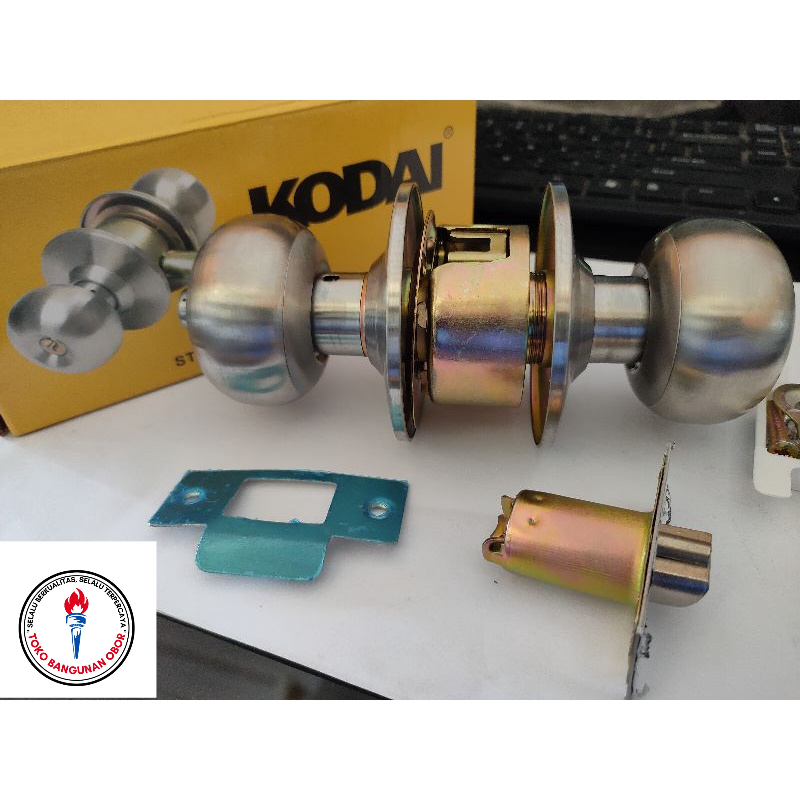 Jual Handle Pintu Kodai Premium Gagang Kunci Bulat Full Stainless Steel ...