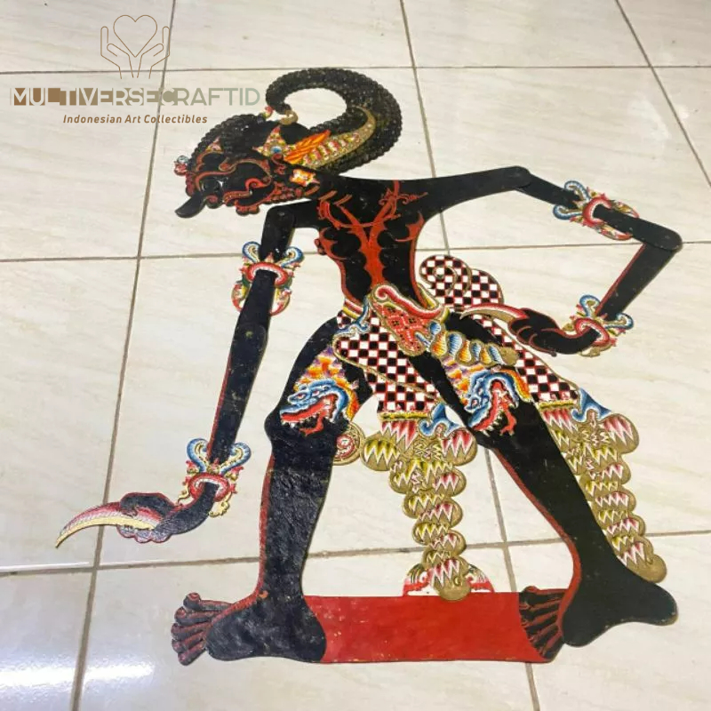 Jual Wayang Alusan Kulit Kerbau Werkudoro Bima Bahan Kulit Kerbau ...