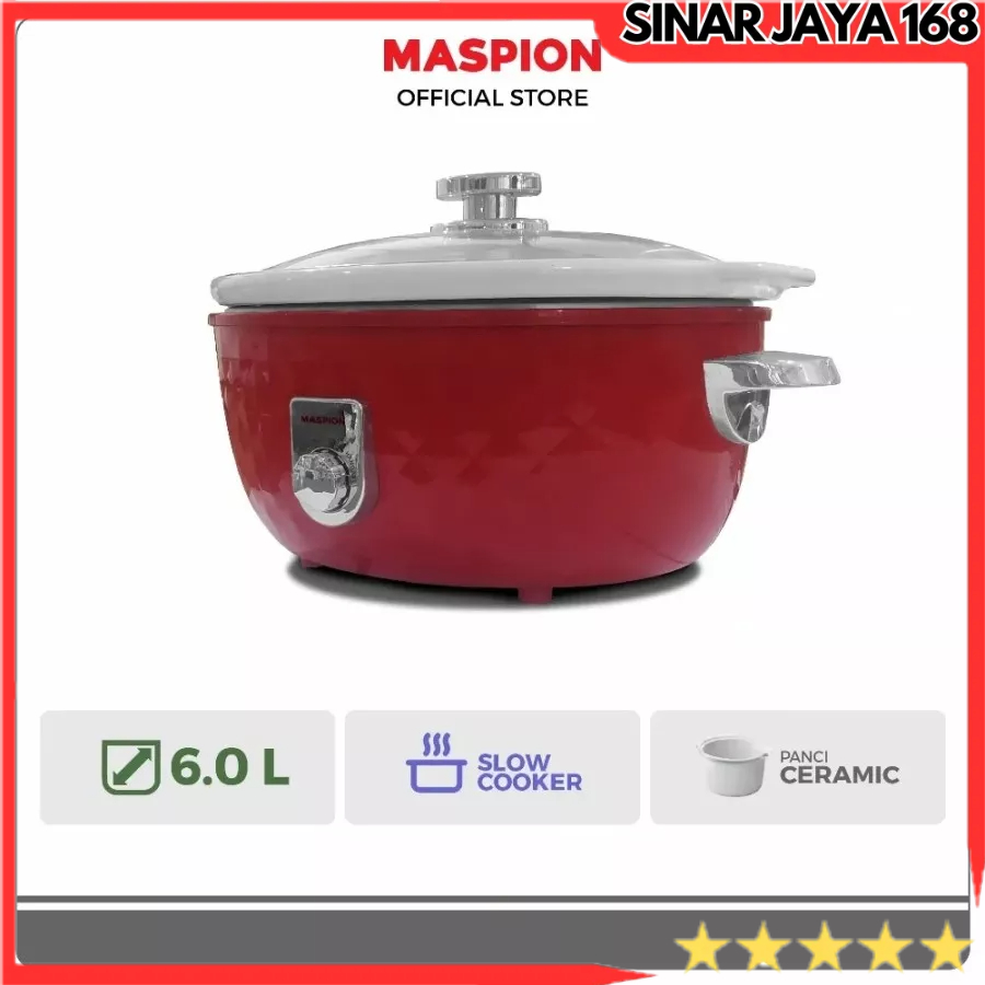 Jual MASPION - SLOW COOKER 5 /6 LITER / PEMASAK PELAN / MSC 1850 ...