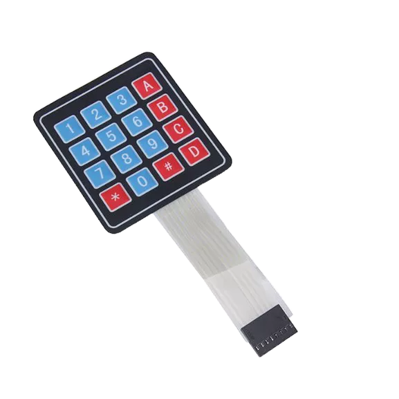 Jual HQ 16 Key 4 x 4 Membrane Switch Keypad 4x4 4*4 Matrix Array ...