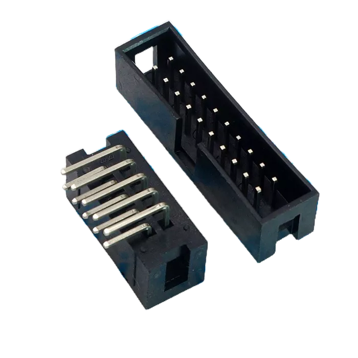 Jual HQ IDC Male 2x5 10 Pin 10P 2.54mm Box Header Connector simple horn ...