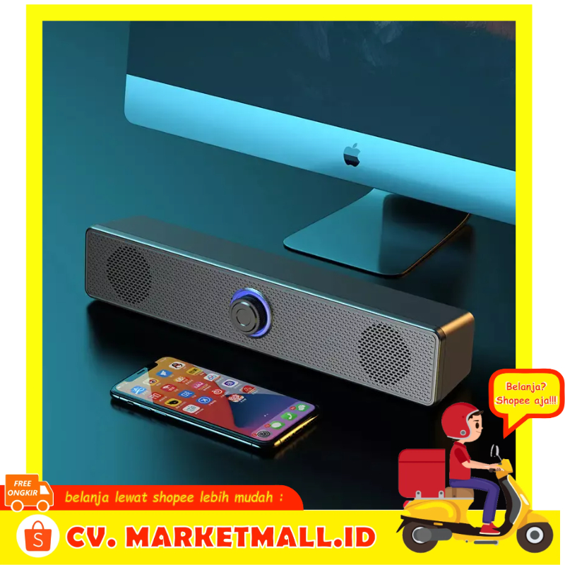 Jual Market Mall - Soundbar Bluetooth 5.0 Suara Jernih Cocok untuk TV ...