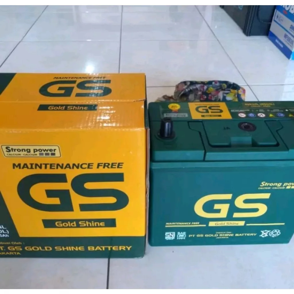 Jual Aki Mobil Nissan Grand Livina, Xpander, City NS60L / 46B24L GS GOLDSHINE Aki kering 12 Volt ...