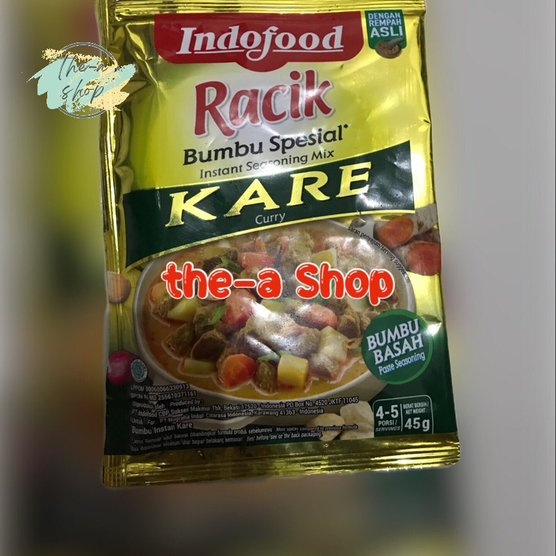 Jual indofood bumbu basah racik 45gr rendang semur kare gulai rawon ...
