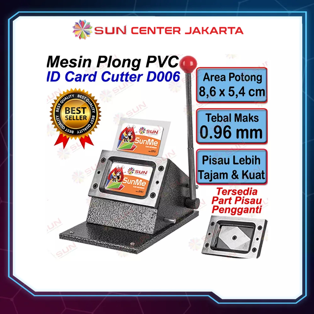 Jual Alat Pemotong Kertas ID Card / Plong ID Card / PVC Card Cutter ...