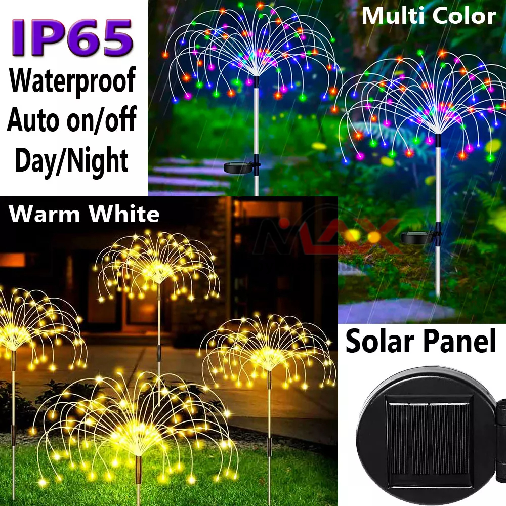 Jual ZTREE Lampu Taman Tenaga Matahari LED hias bentuk kembang api anti ...