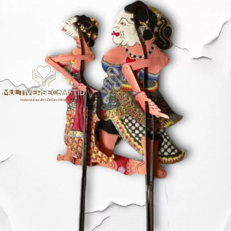 Jual Wayang Alusan Kulit Sapi ASLI Limbuk Cangik Alusan Ukuran Standar ...