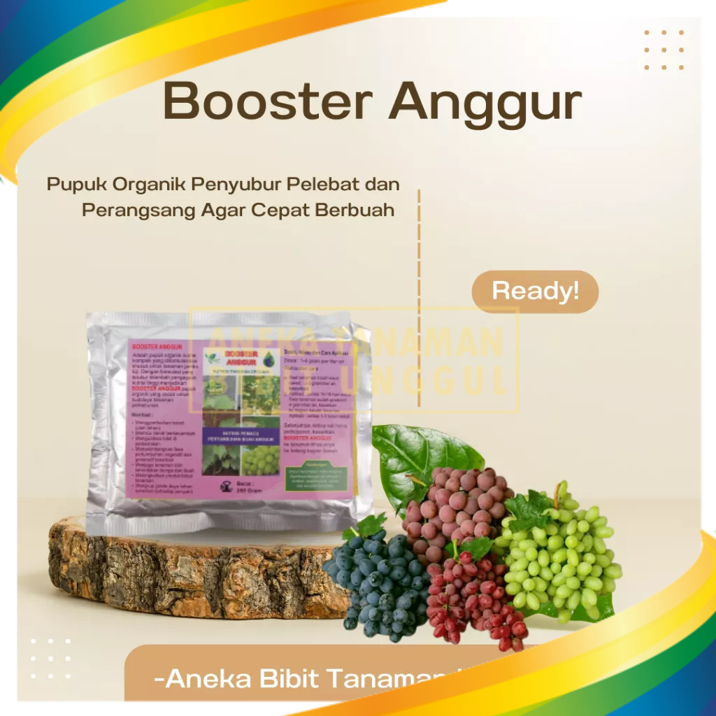 Jual Pupuk Organik Booster Anggur Cepat Berbuah, Pupuk Pelebat Buah | Shopee Indonesia
