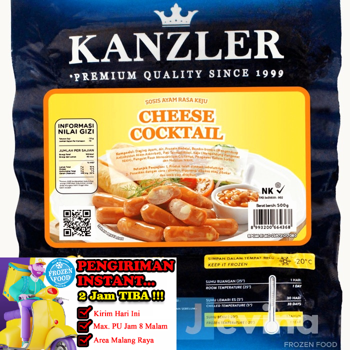 Jual Kanzler Cheese Cocktail 500g | Shopee Indonesia
