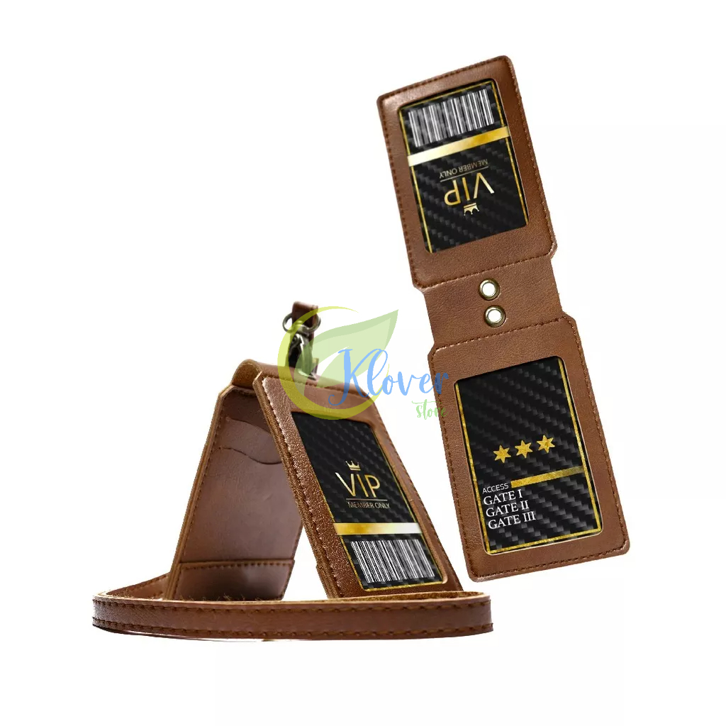 Jual Lanyard Dan Tag Name Tag / id card 2 sisi custom / TEMPAT ID CARD ...