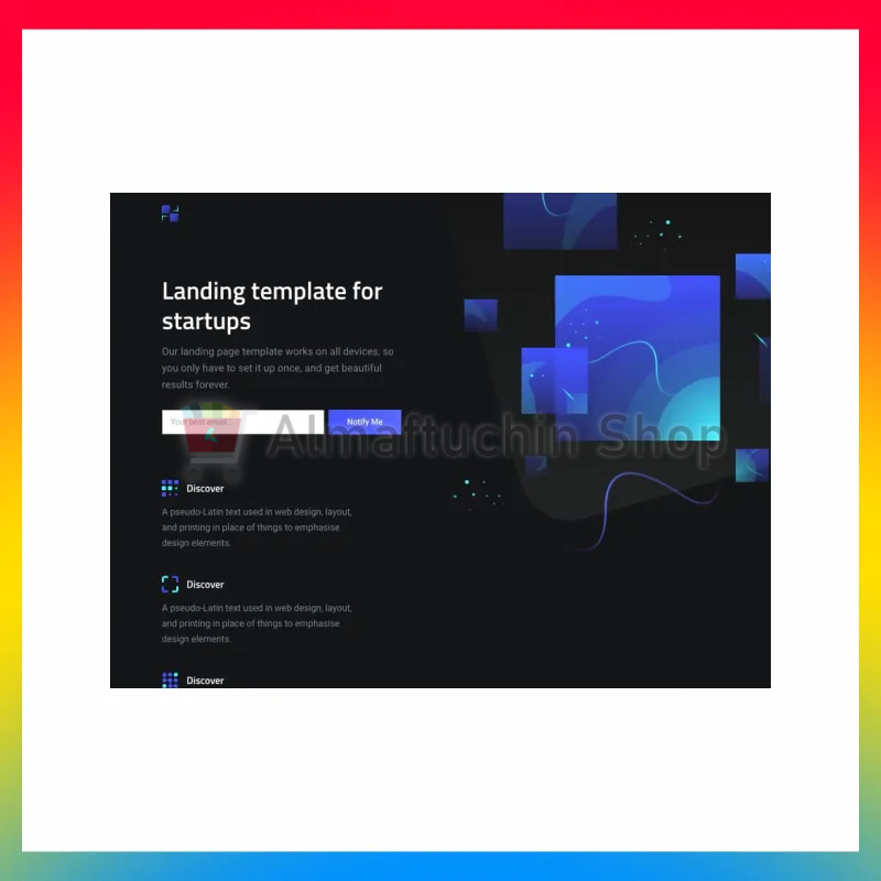Jual Landing Page Ellie Web Template | Shopee Indonesia