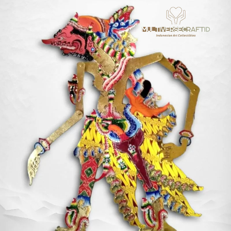 Jual Wayang Alusan Kulit Sapi ASLI Sengkuni Ukuran Standar Dalang | Shopee Indonesia