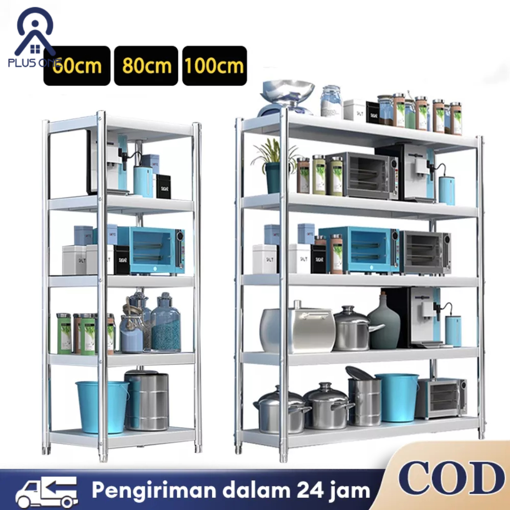 Jual Rak Dapur Stainless Steel 5 Susun Rak Oven Microwave Rak ...