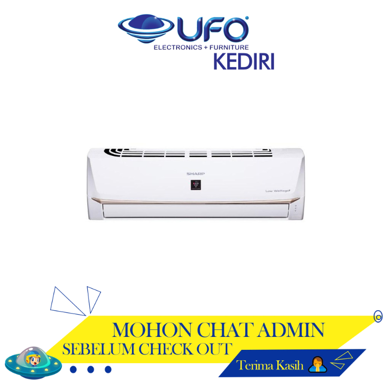 Jual Sharp AHAP5UHL AC Split 1/2 PK Low watt Plasmacluster Air ...