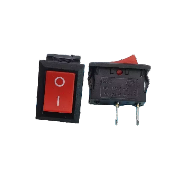 Jual switch besar merah 6A 250v 2 pin switch on off A36 21*13 | Shopee ...