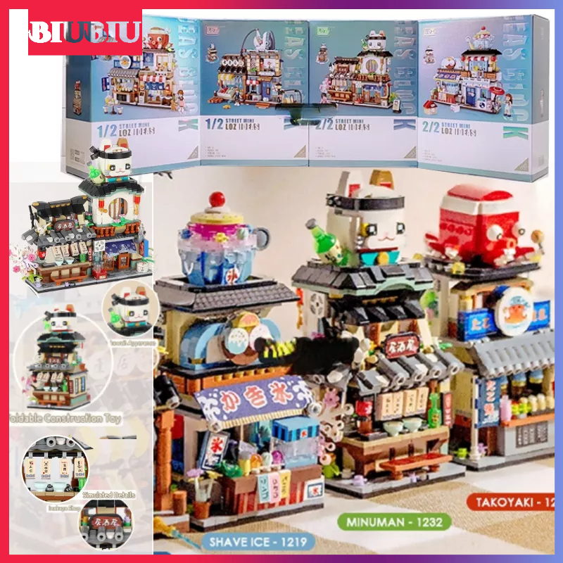 Jual 789 PCS Block_city / Loz Street Mini / Japan Shopping Street / Japan Market Seriez / Set ...