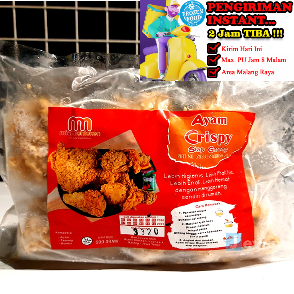 Jual Miami Ayam Crispy Frozen siap goreng 500g | Shopee Indonesia