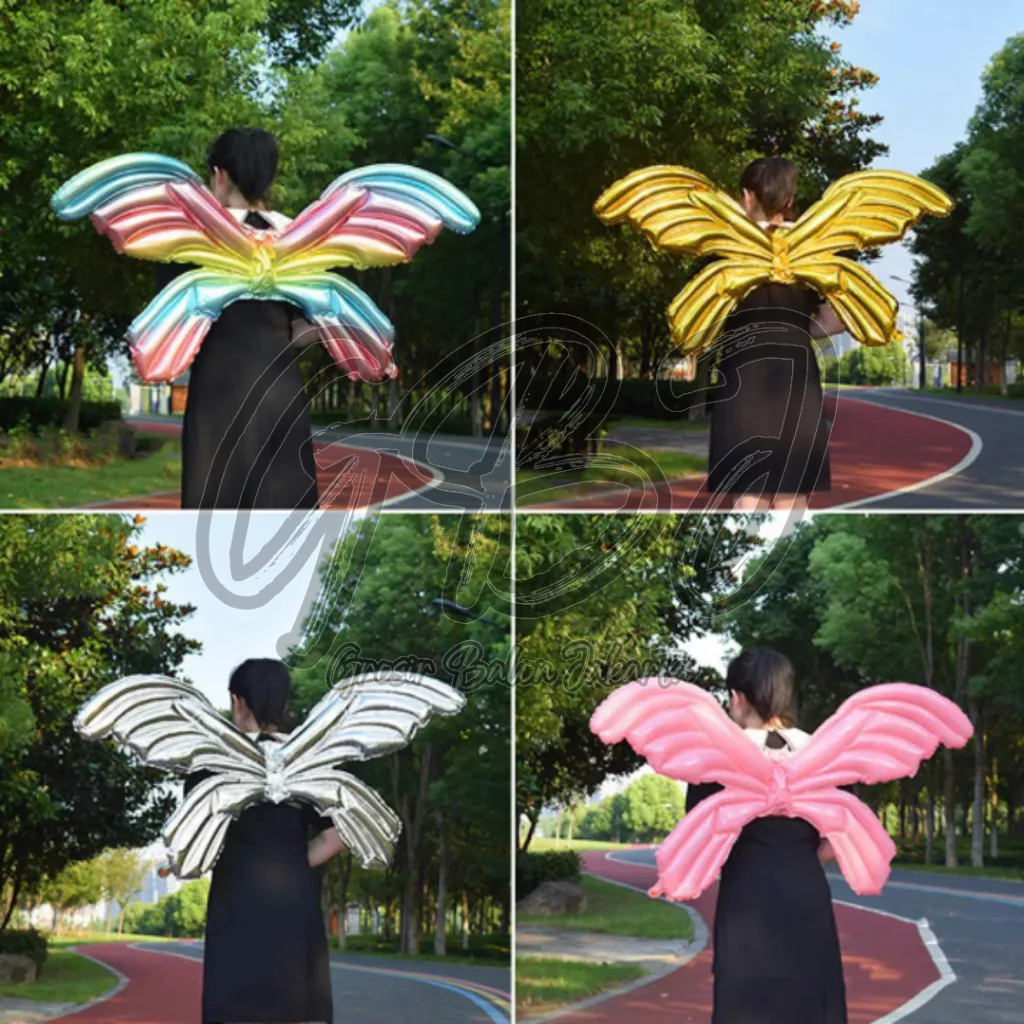 Jual Balon Foil PREMIUM Sayap Kupu-Kupu Besar (99 x 74cm) | Shopee ...