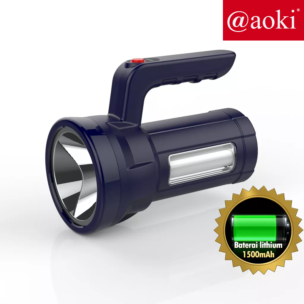 Jual AOKI Senter Multifungsi 20W+10W Baterai lhitium li-po | Shopee ...