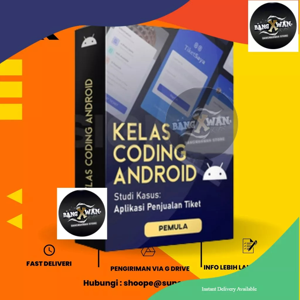 Jual [E-COURSE] KELAS CODING ANDROID - BELAJAR CARA CODING APLIKASI DI ANDROID | Shopee Indonesia
