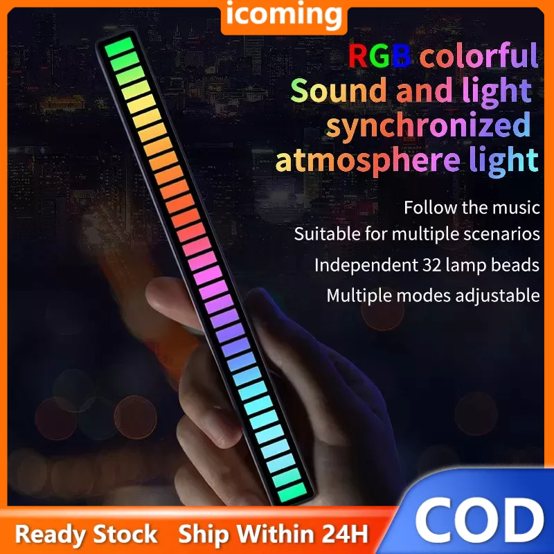 Jual [COD]Lampu LED RGB bar Strip spectrum Audio Indicator voice ...