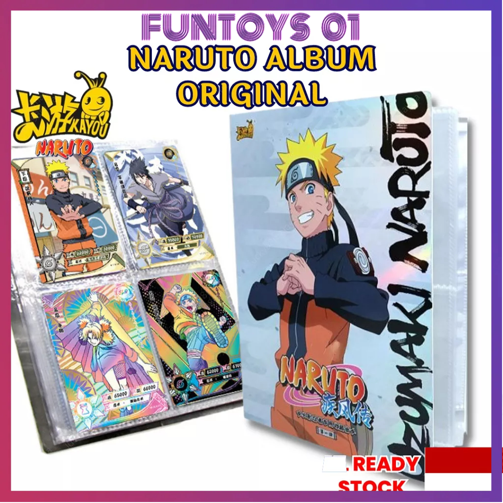 Jual 160PCS Album Naruto Buku Album Kartu Card Besar Isi KaYou Naruto ...