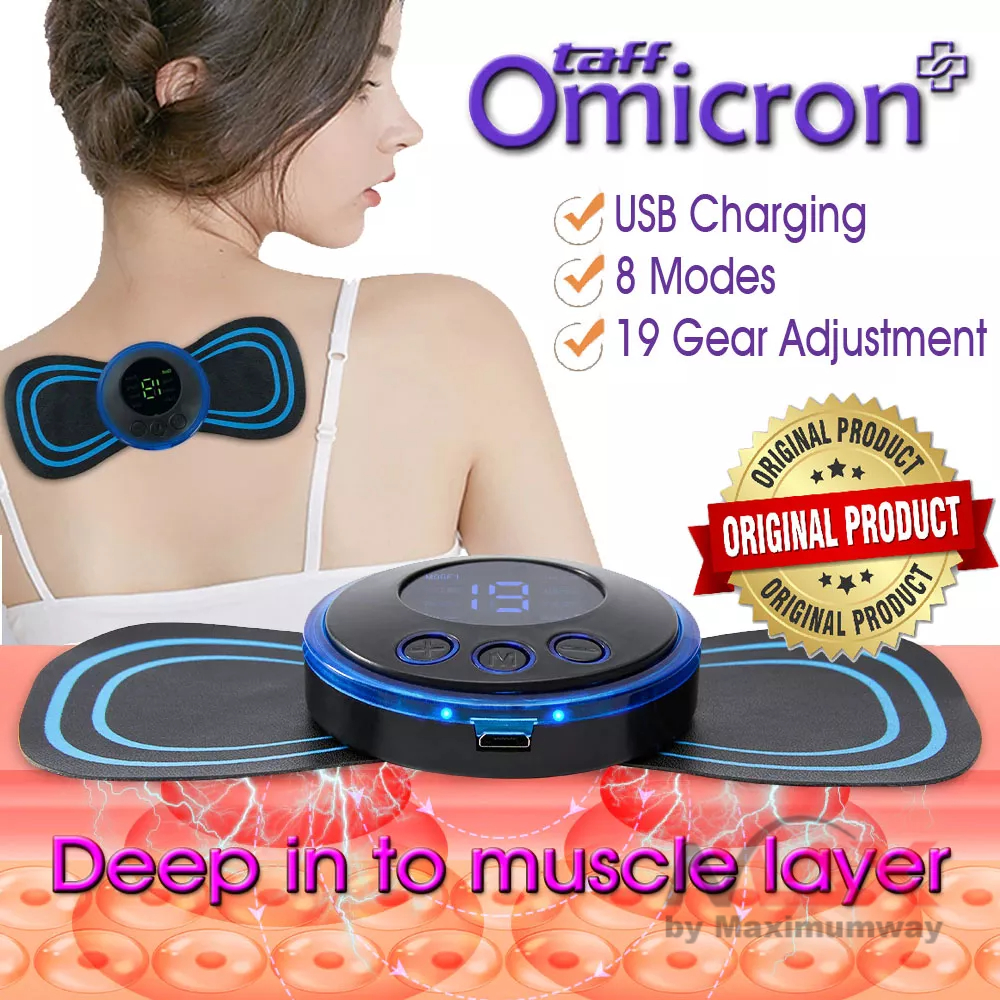 Jual TaffOmicron Alat Pijat Listrik EMS Tens Portable USB Charging Otot ...