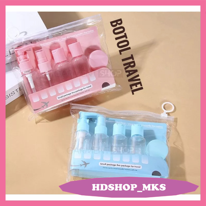 Jual (Baru) BOTOL TRAVEL Tempat Botol Sabun Cair Kosmetik Travel Bottle ...