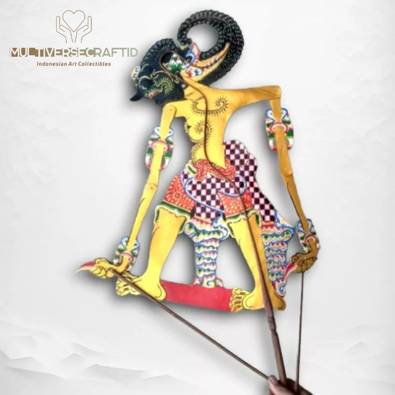 Jual Wayang Alusan Kulit Sapi ASLI Werkudoro/Bima Alusan Ukuran Standar ...