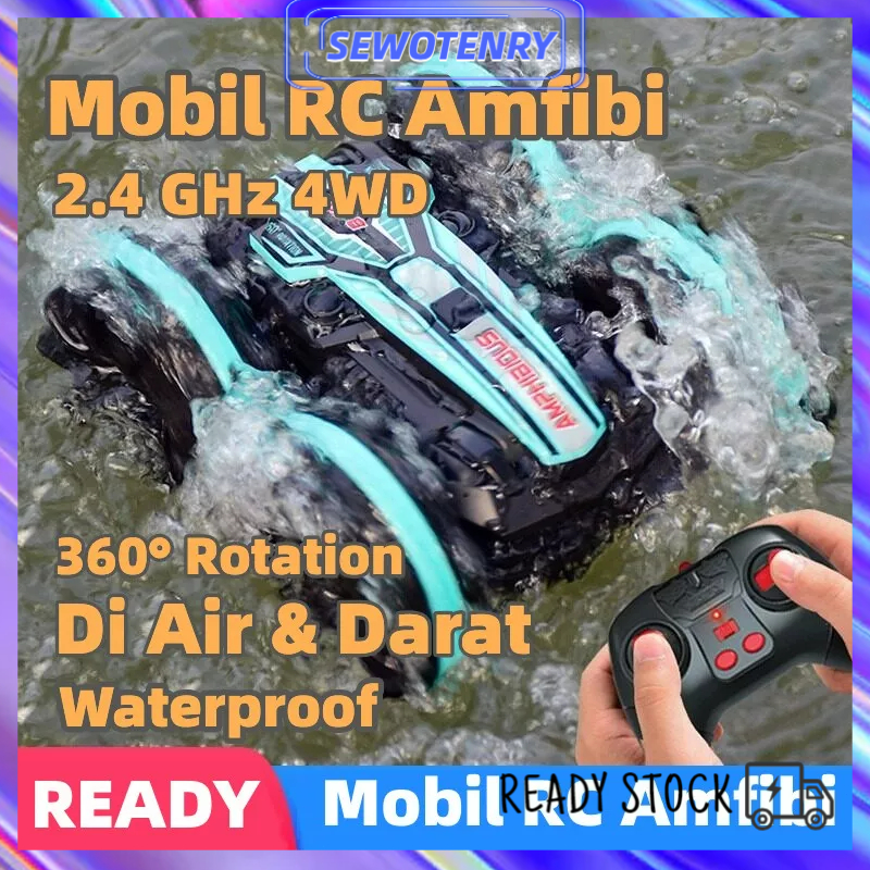 Jual 【COD】Mainan Mobil RC Amfibi Bisa Di Air & Darat 360 Rotation 2.4 ...