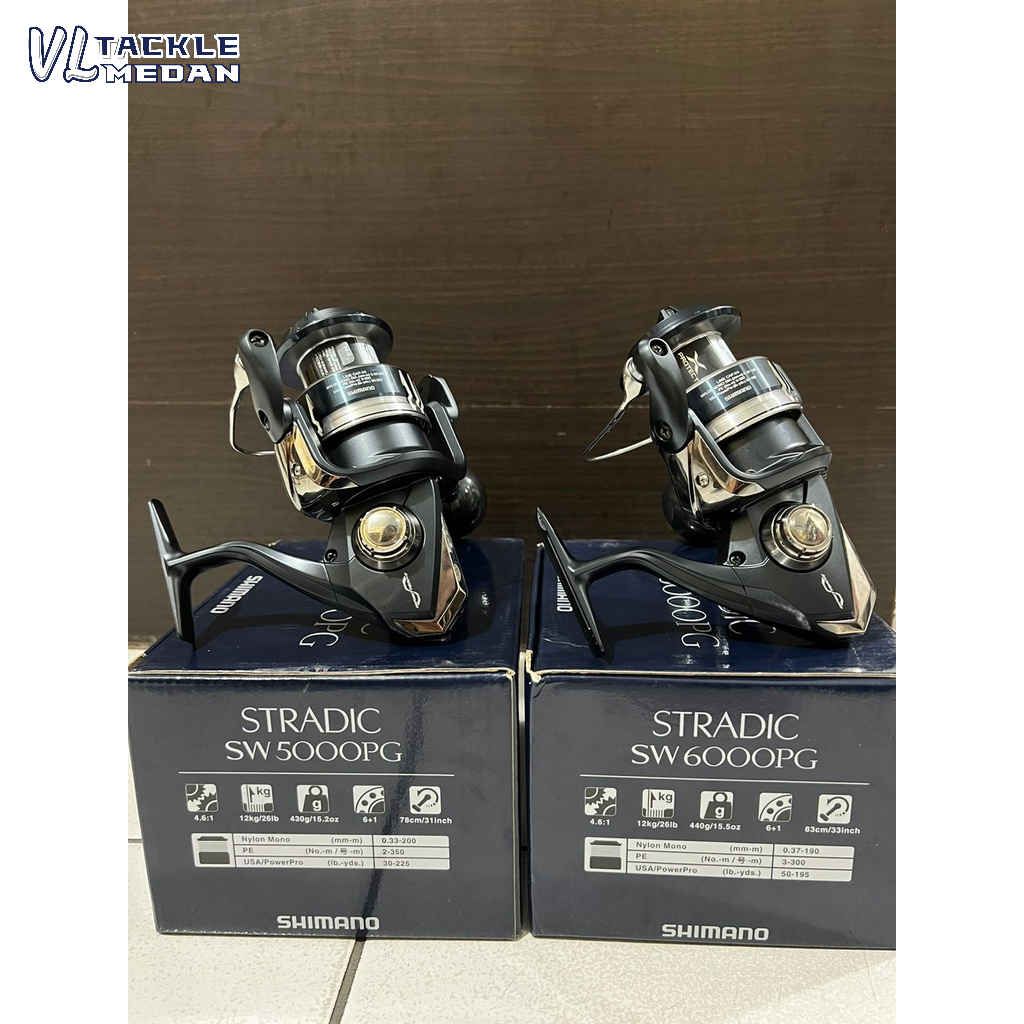 Jual Reel Spinning Shimano Stradic SW 5000PG/6000PG | Shopee Indonesia