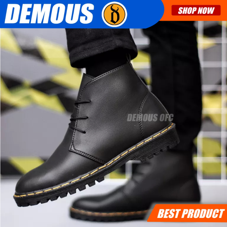 Jual DEMOUS Redfield - Sepatu Boots Docmart Formal Pantofel Kerja Pria ...