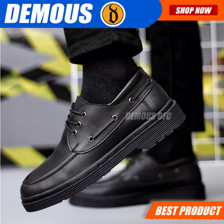Jual DEMOUS Leorio - Sepatu Formal Pantofel Docmart Low Boots Zapato ...