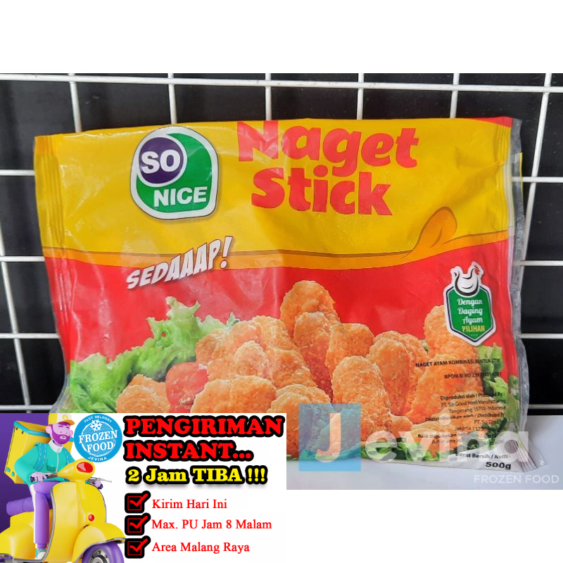 Jual So Nice Chicken Nugget 500g (New Pack) | Shopee Indonesia
