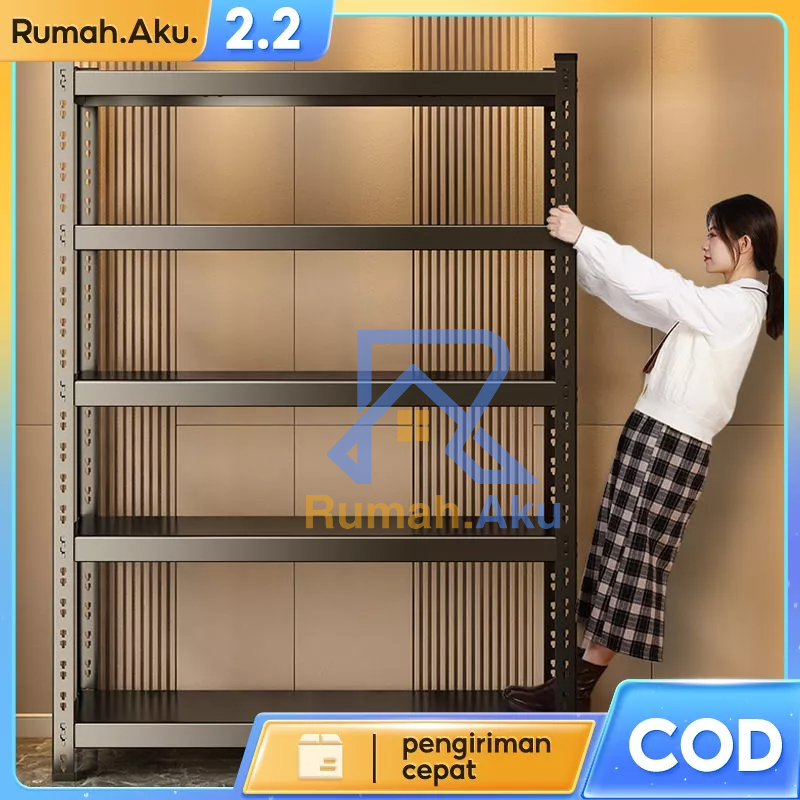 Jual Rak Besi Serbaguna 5 Susun/ Rak Gudang Besi /Rak Warung 200*40 ...