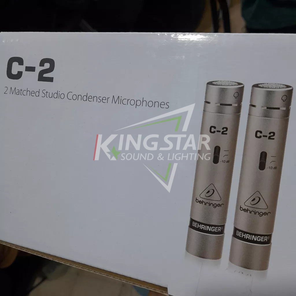 Jual Mic Behringer C2 Condenser Studio Recording Rekaman Podcast C 2 C ...