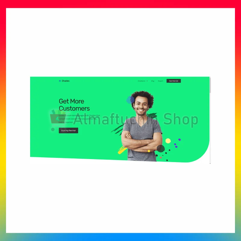 Jual Landing Page SaaS Application Web Template | Shopee Indonesia
