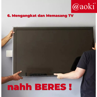 Jual AOKI Bracket TV LED LCD gerak naik turun Inch Cocok 10-45 inch 2 Arah Universal Breket TV ...