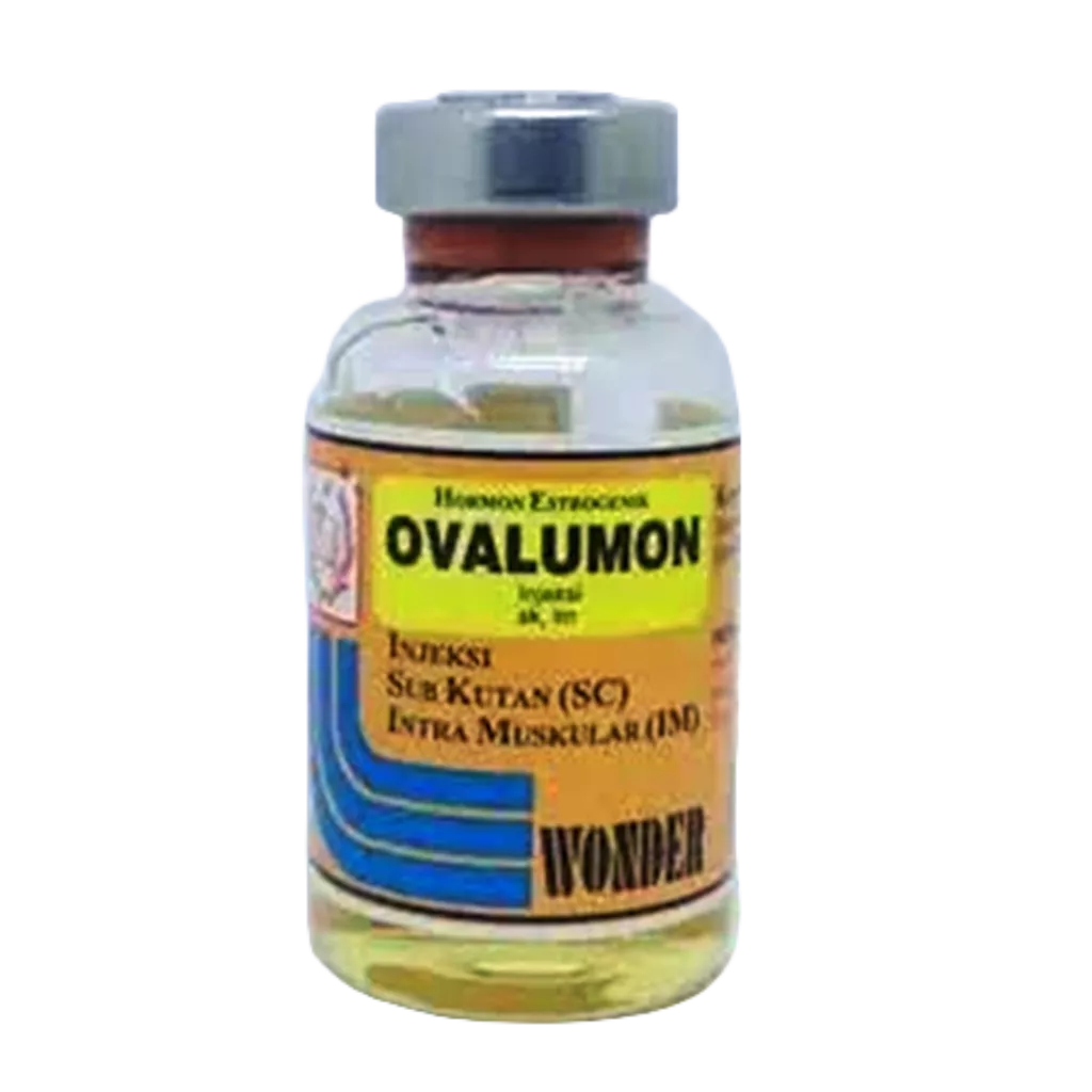 Jual Ovalumon Ori Hormon Pemacu birahi Ternak Betina isi 20ml | Shopee ...