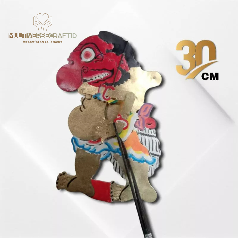 Jual Miniatur Wayang Kulit Asli 30cm Buto Terong Bahan Kulit Sapi ...