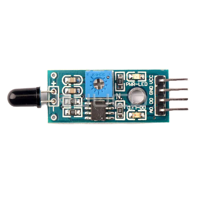 Jual Hq 4 Pin Flame Sensor Module Fire Source Detection Shopee Indonesia