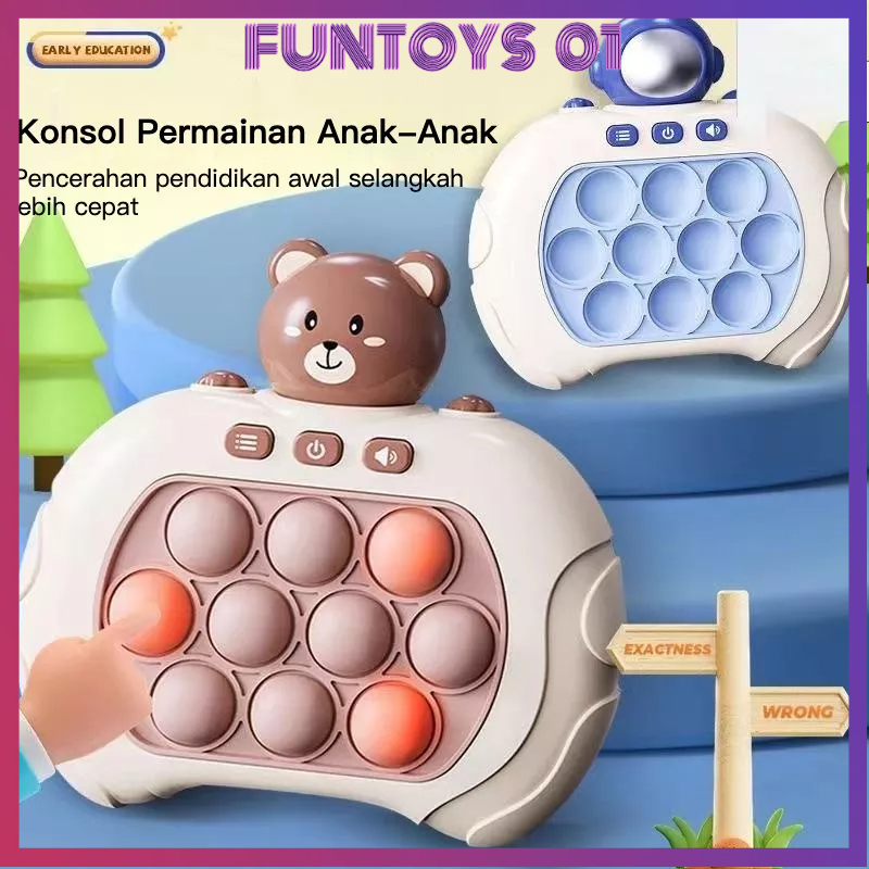 Jual Mainan Anak Pop It Finger Pres Elektronik Push Bubble Game ...