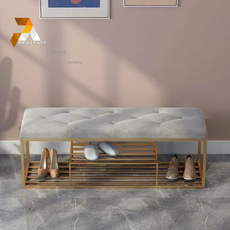 Jual RAK SEPATU MINIMALIS RAK SEPATU SOFA GOLD KURSI RAK SEPATU KURSI ...