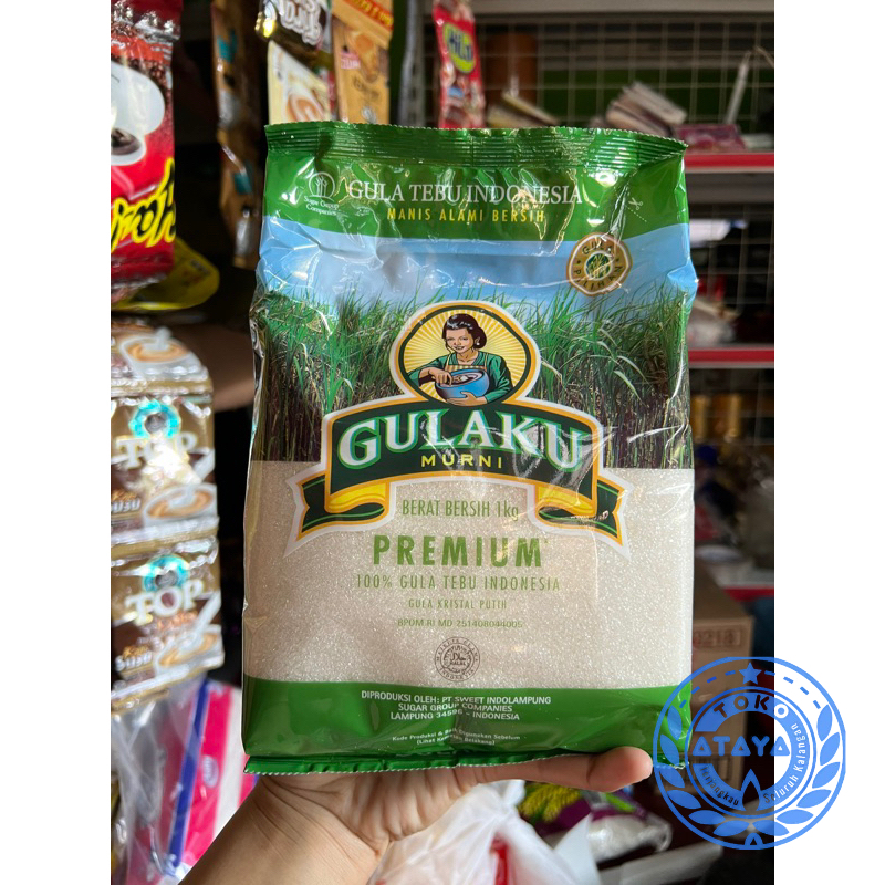 Jual 1KG - GULA Ku 1000GR SEKILO / Gulaku kemasan GULA PASIR atayatoko ...