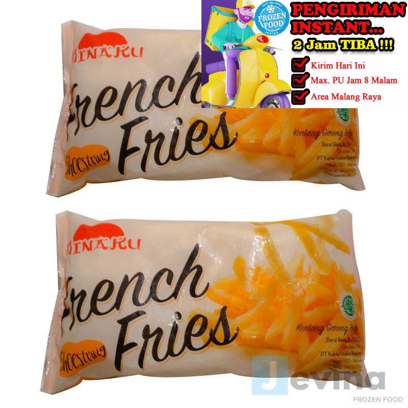 Jual Minaku Kentang French Fries Shoestring 500g | Shopee Indonesia