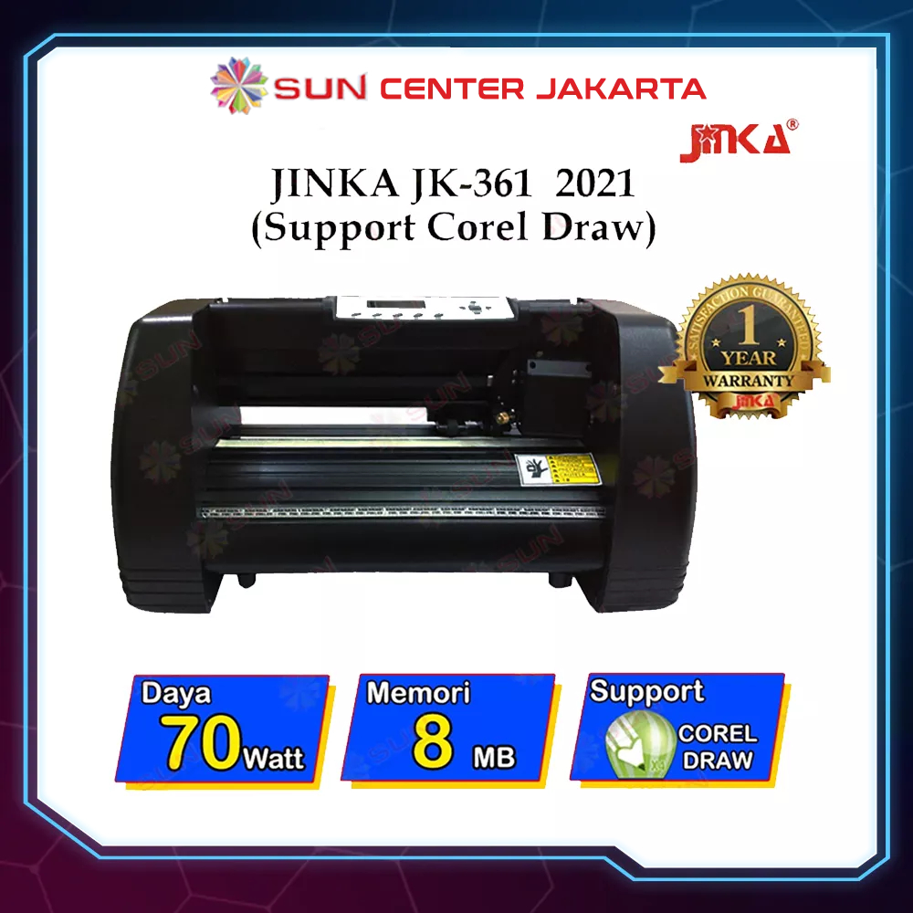 Jual Mesin Cutting Sticker JINKA JK-361 versi 2021 ( Support Corel Draw ...