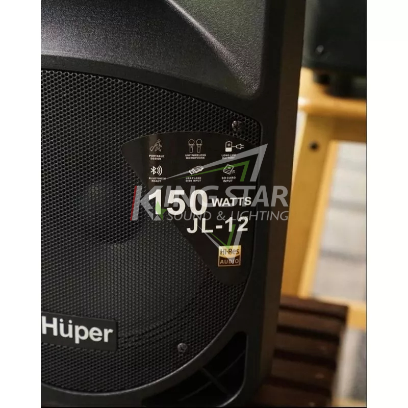 Jual Speaker Portable Huper JL12 Original JL 12 Bluetooth USB Mic ...