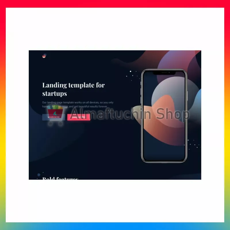Jual Landing Page Laurel Web Template | Shopee Indonesia