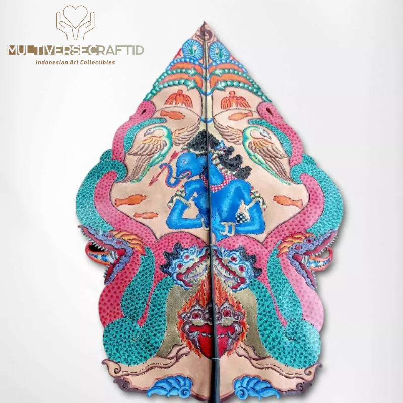 Jual Wayang Kulit Sapi Asli Gunungan Besar Tinggi 60cm Standar Dalang ...
